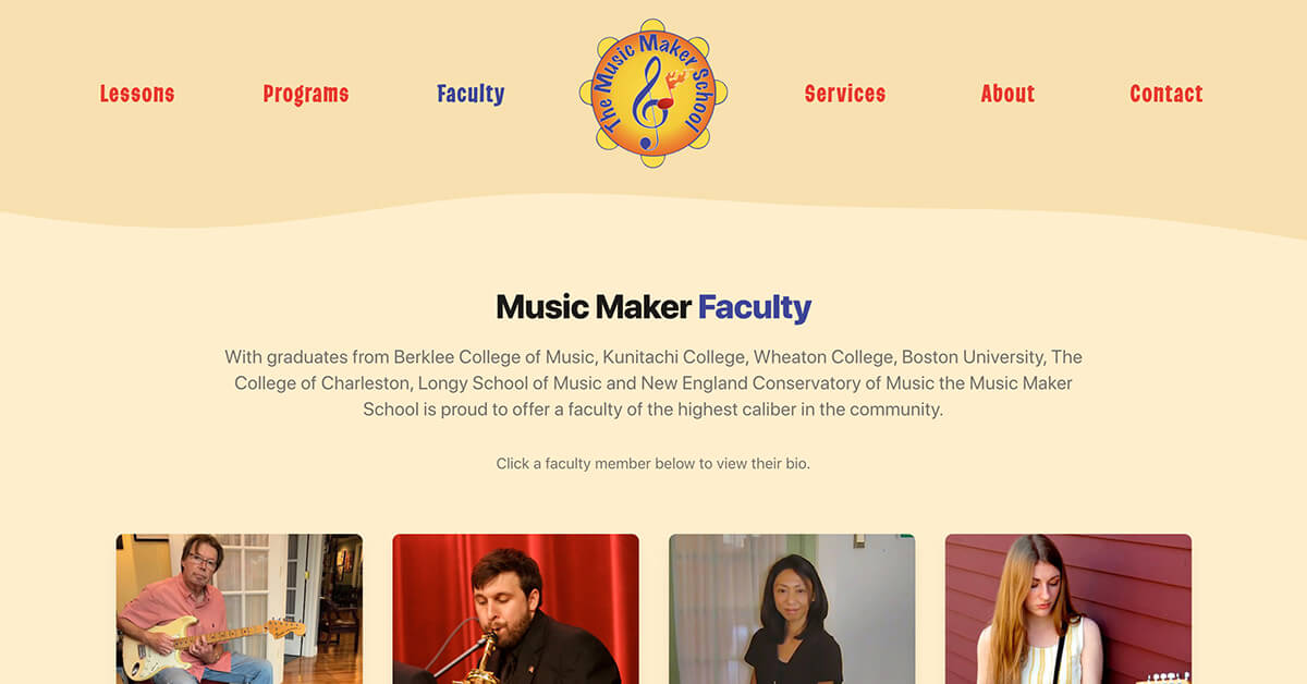 World-class Faculty - Music Maker School